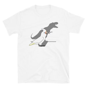 Goffin's Cockatoo T-rex T-shirt, Dinosaur Parrot Tee, Birb Memes ...