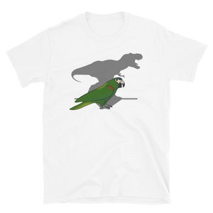 T-rex Hahn's Macaw T-shirt, Funny Parrot Owner Tee, Birb Memes Clothes ...