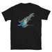 Turquoise Green Cheeked Conure T-rex T-shirt, Funny Parrot Tee, Bird ...