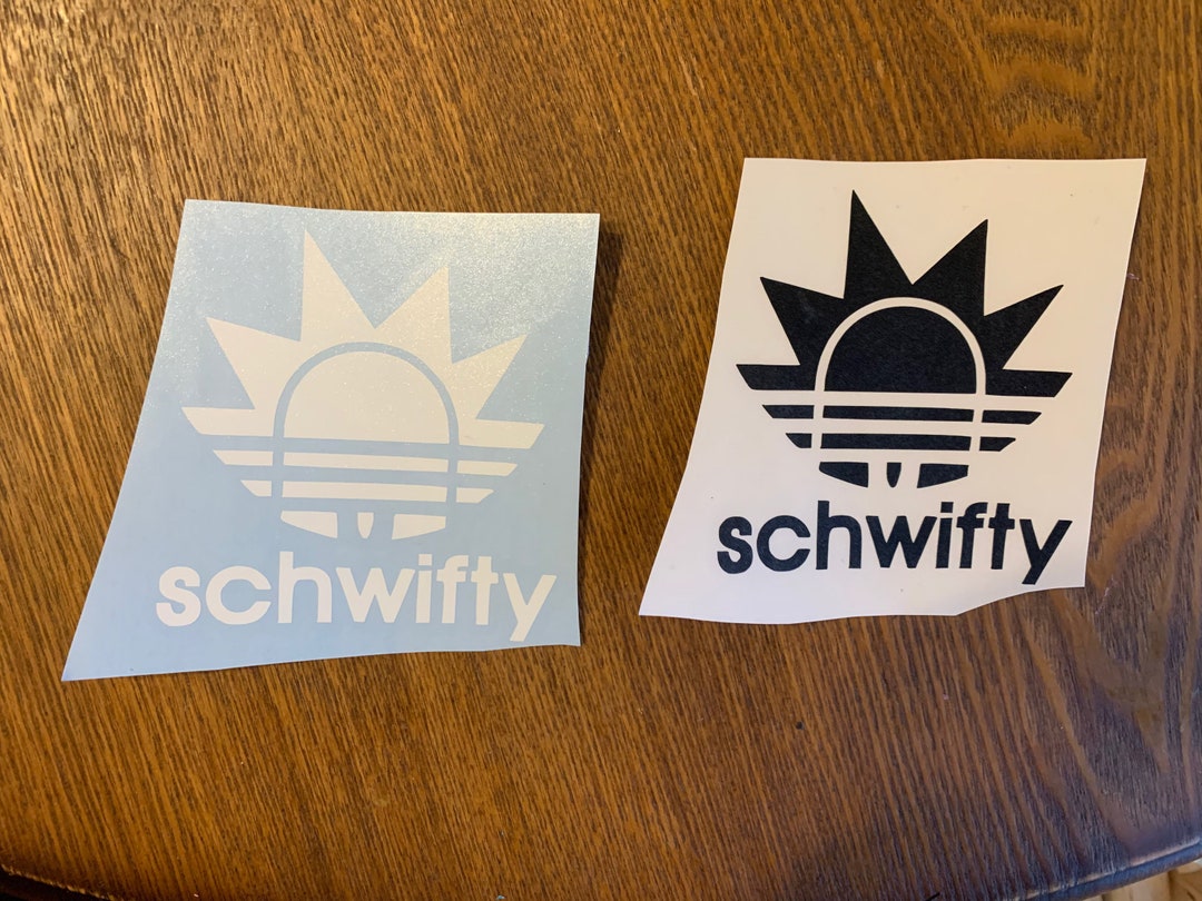 Schwifty Vinyl Decal Sticker Get Schwifty Groovy Style Vinyl Decal ...