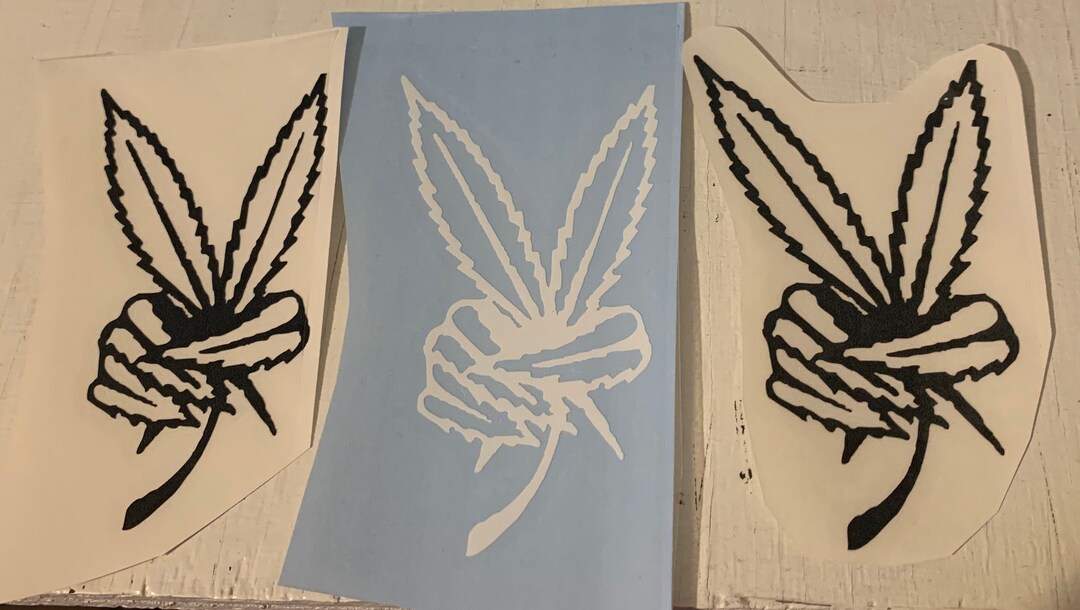 Peace Out Pot Leaf Vinyl Decals Cannabis Decal Marijuana Decal Cannabis Sticker 420 Car Decal ...