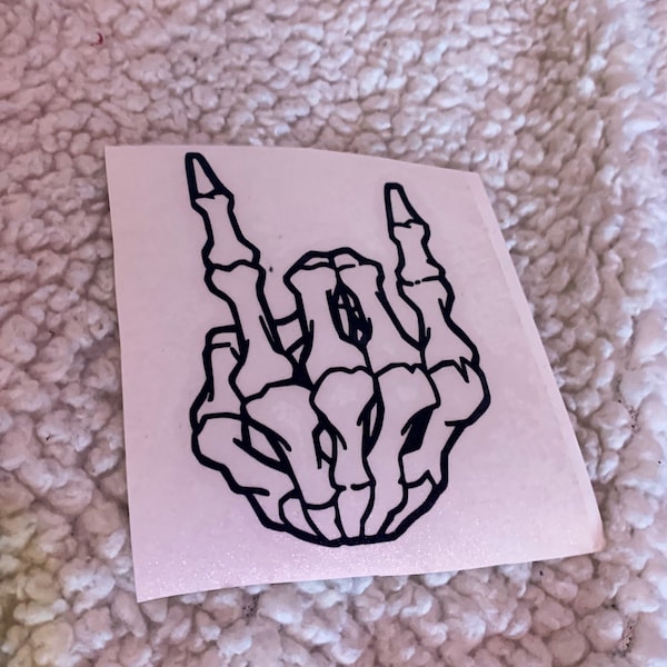 Skeleton Hand Decals - Etsy Australia