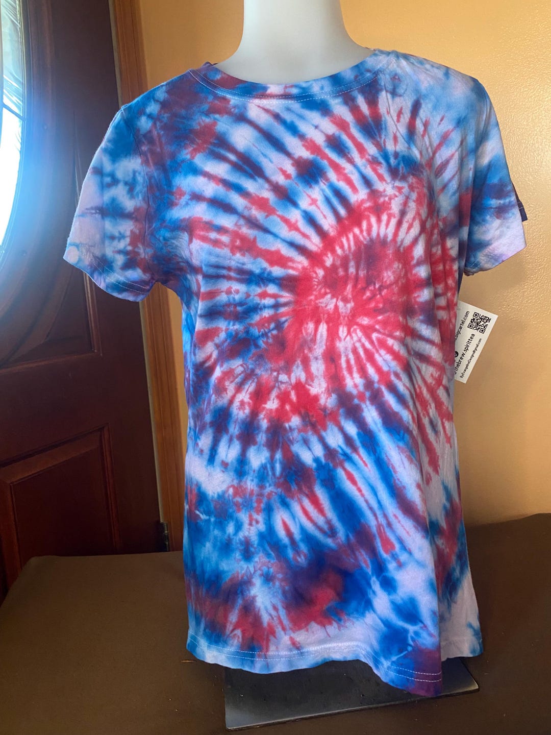 Red and Blue Tie Dye Shirts - Etsy