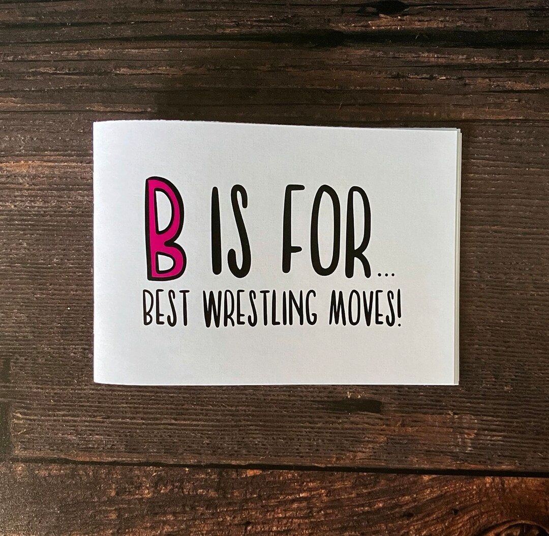 B is for Best Wrestling Moves A6 Mini Zine - Etsy
