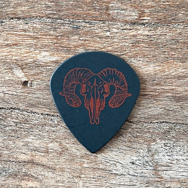 Red Guitar Pick - Etsy