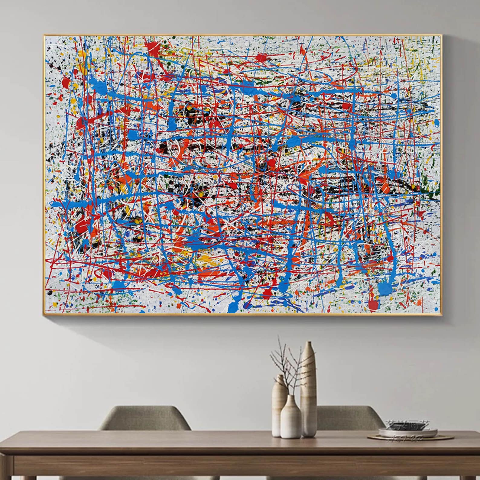 Large Abstract Art Canvas Modern Abstract Painting Original - Etsy