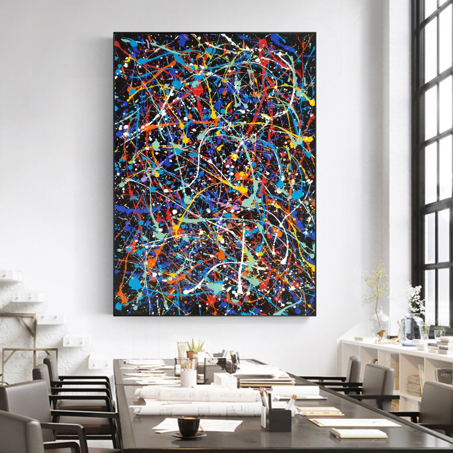 Large Abstract Painting Large Painting Extra Large - Etsy