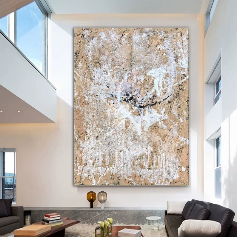Large Wall Art Oversized Texture Painting Large Abstract - Etsy