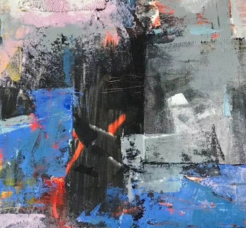 Large-scale Abstract Painting Contemporary Art Abstract - Etsy