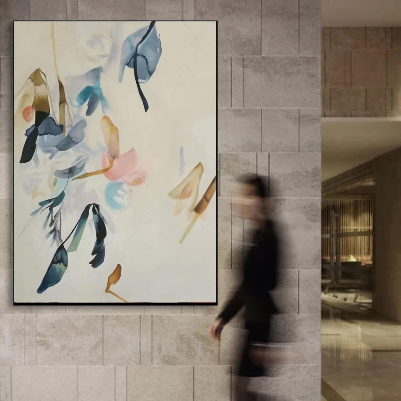 Large Abstract Painting Large Abstract Art Large Wall Art - Etsy