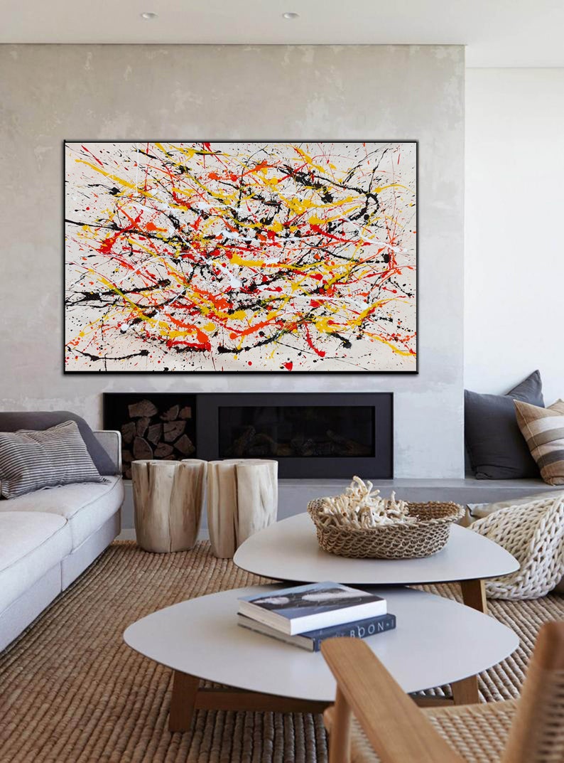 Large Abstract Painting Modern Abstract Painting Abstract | Etsy