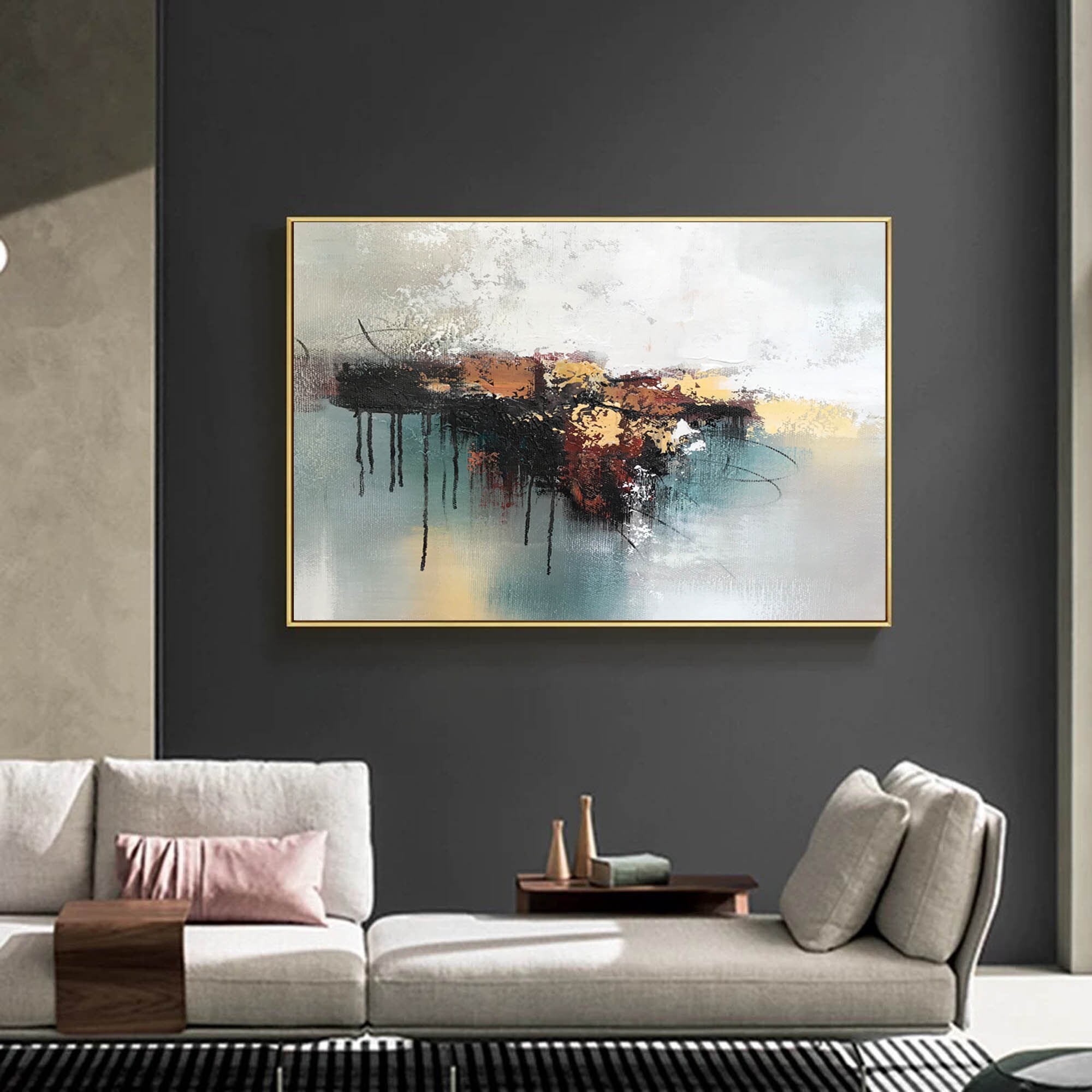 Large Abstract Painting Abstract Oil Painting On Canvas | Etsy