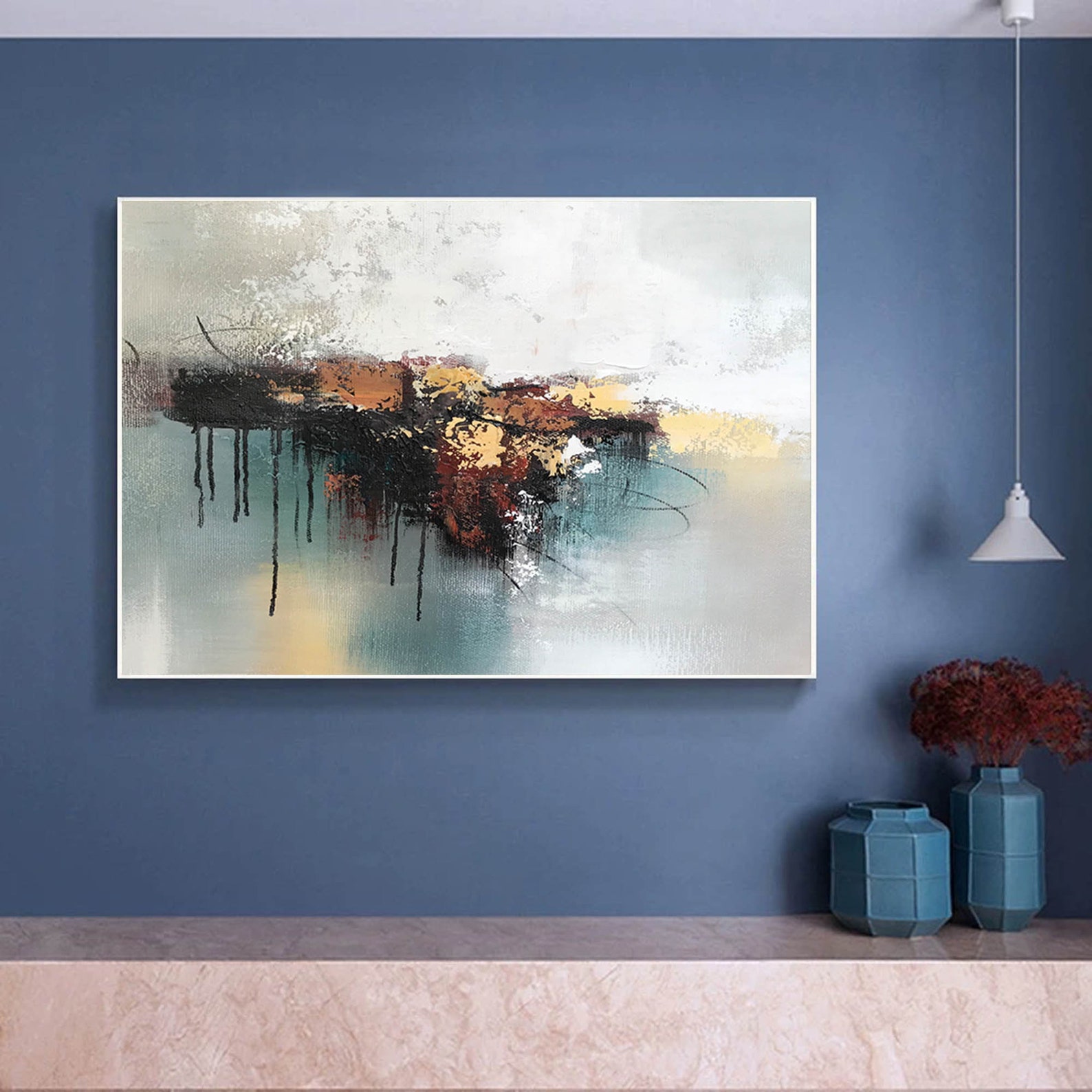 Large Abstract Painting Abstract Oil Painting on Canvas - Etsy