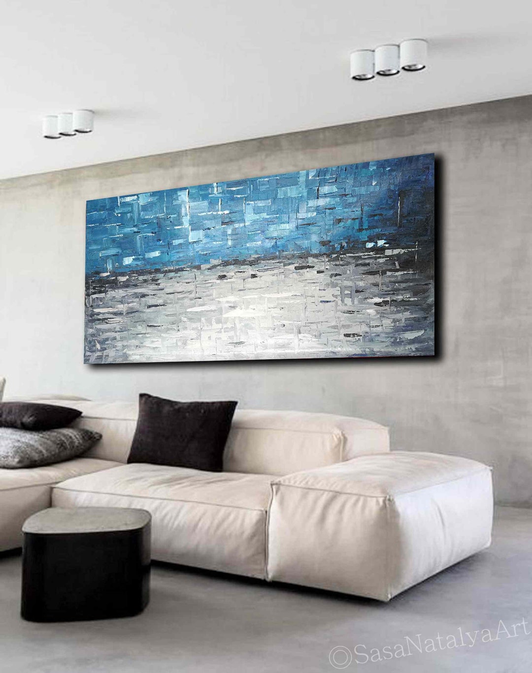 Large Canvas Art for Living Room, Abstract Canvas Painting, Edroom ...