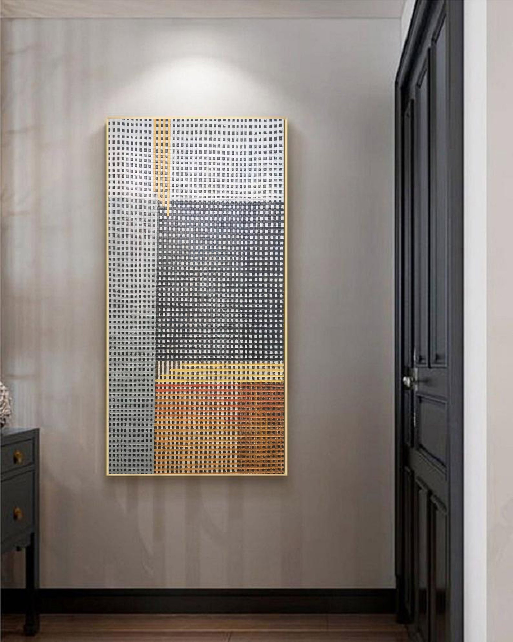 Textured Abstract Art Geometry Painting Textured Minimalist | Etsy