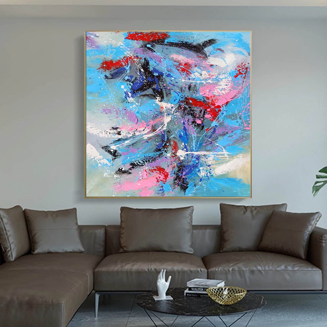 Lare Wall Art Large Abstract Art Extra Large Wall Art - Etsy