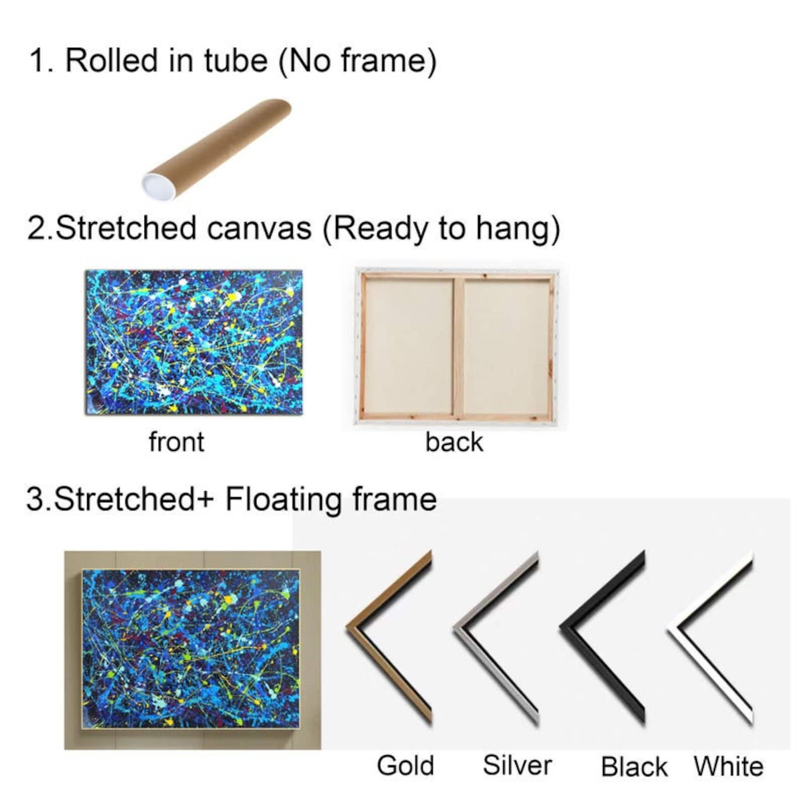 Set of 2 Wall Art, Abstract Painting, Modern Wall Art,abstract Art Set ...