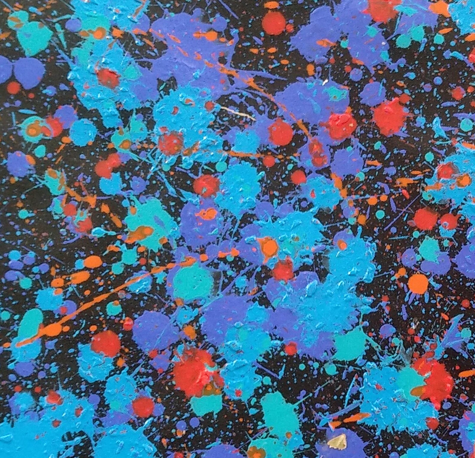 Blue Black Painting Large Artwork Original Abstract Painting - Etsy