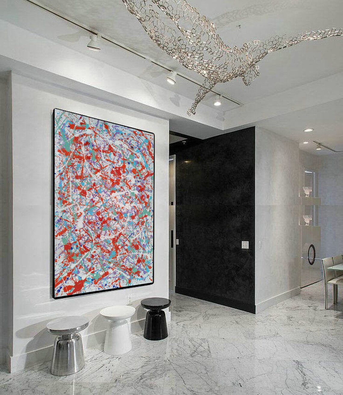 Abstract Painting Original Abstract Painting Kitchen Oil - Etsy