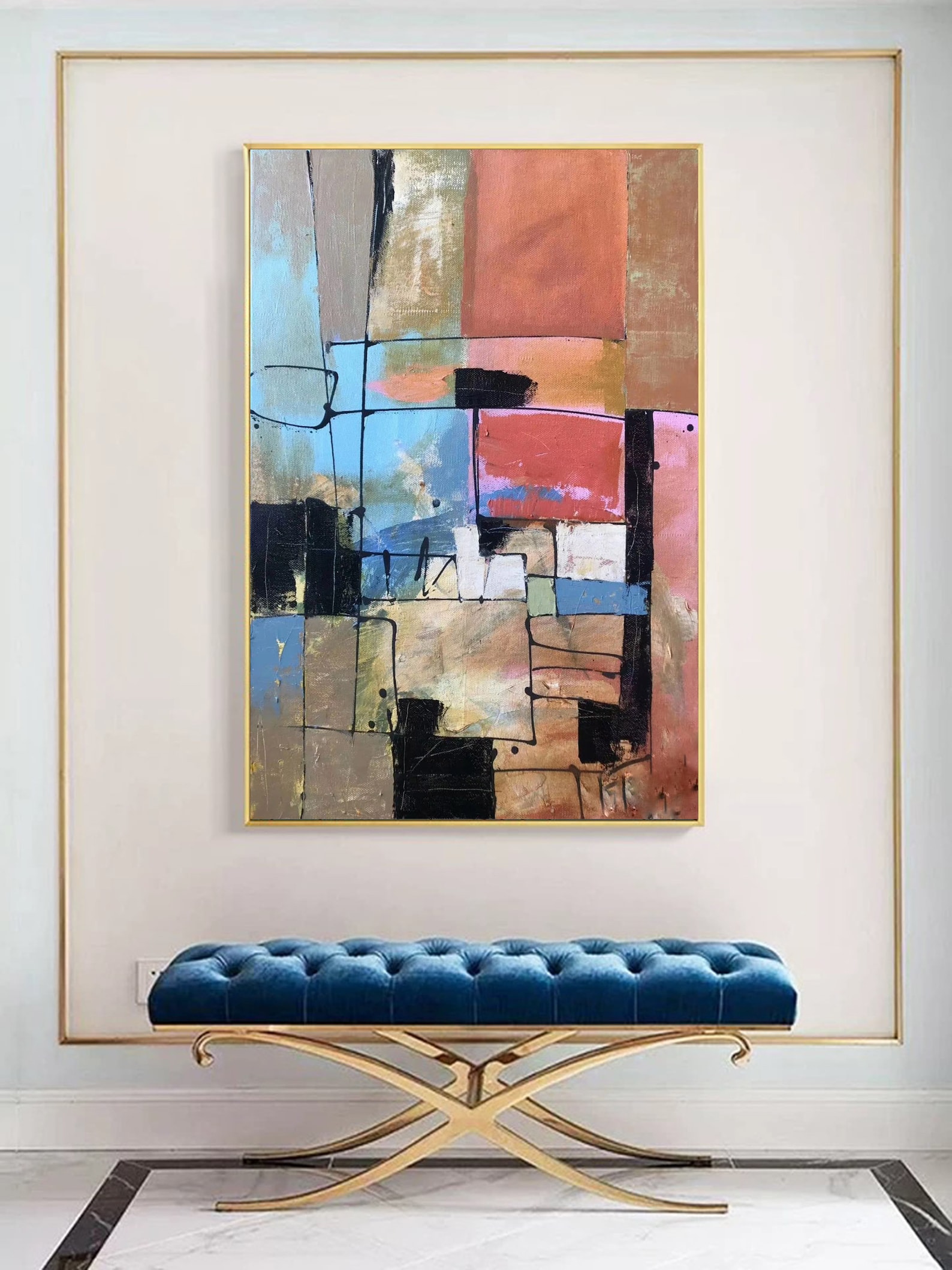 Wall Art Abstract Xl Abstract Painting Large Abstract Art - Etsy