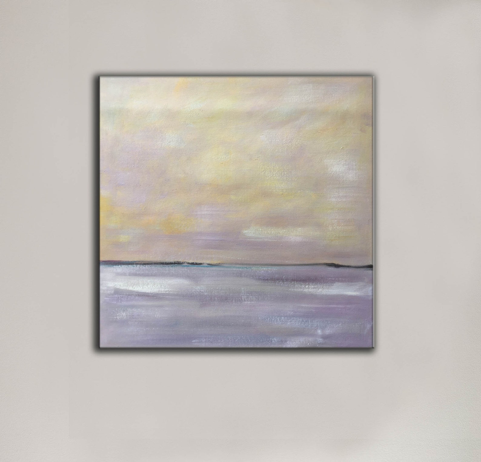 Abstract Painting Modern Painting Peach Painting Scenery - Etsy