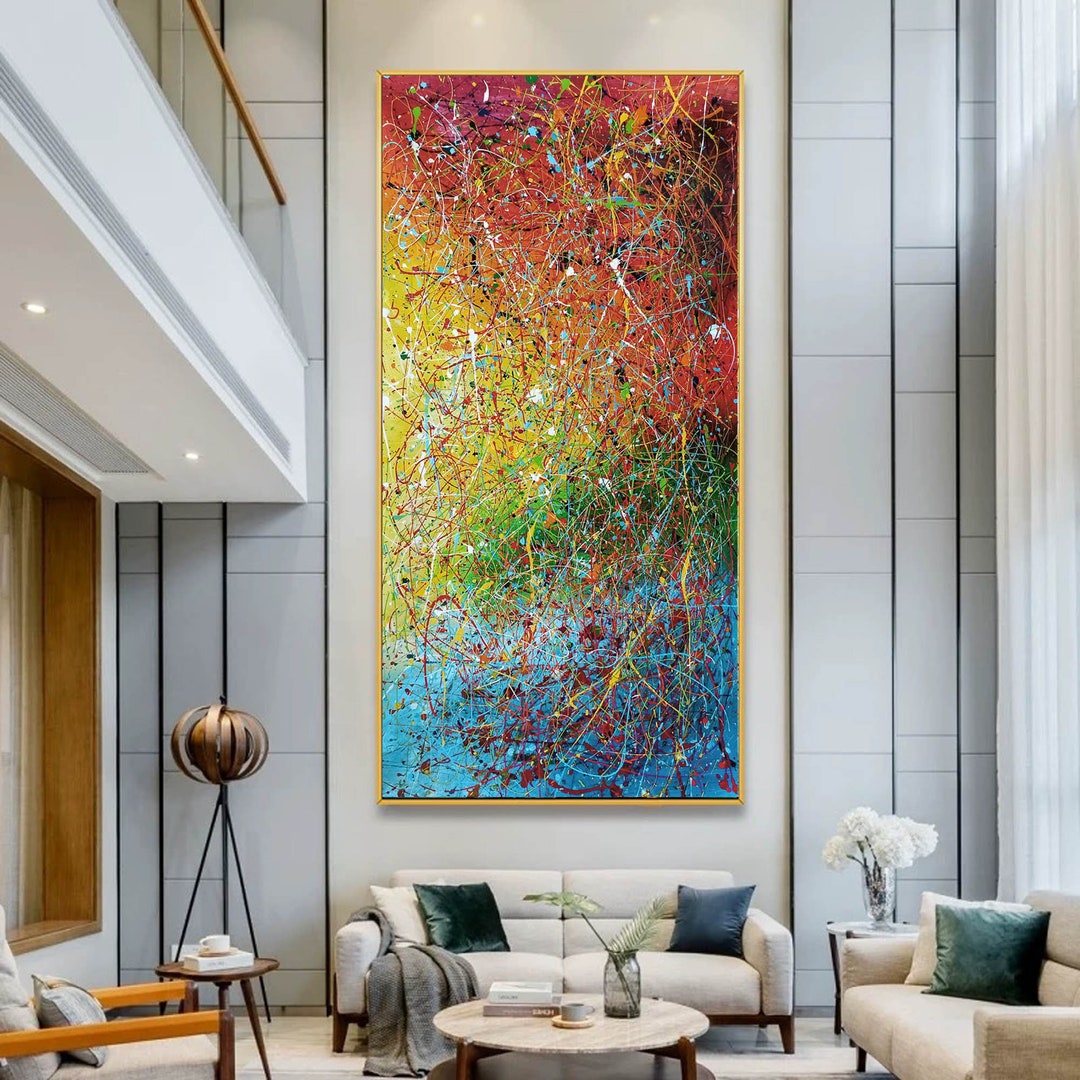 Large Modern Art Oil Painting on Canvas Modern Wall Art, Extra Large ...