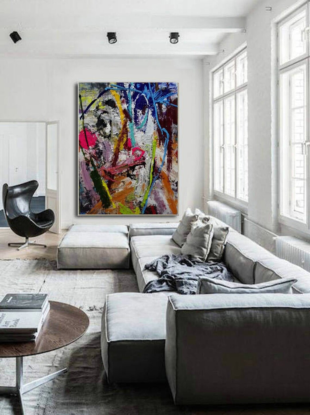 Abstract Expressionism Painting, Large Abstract Art,original Abstract ...