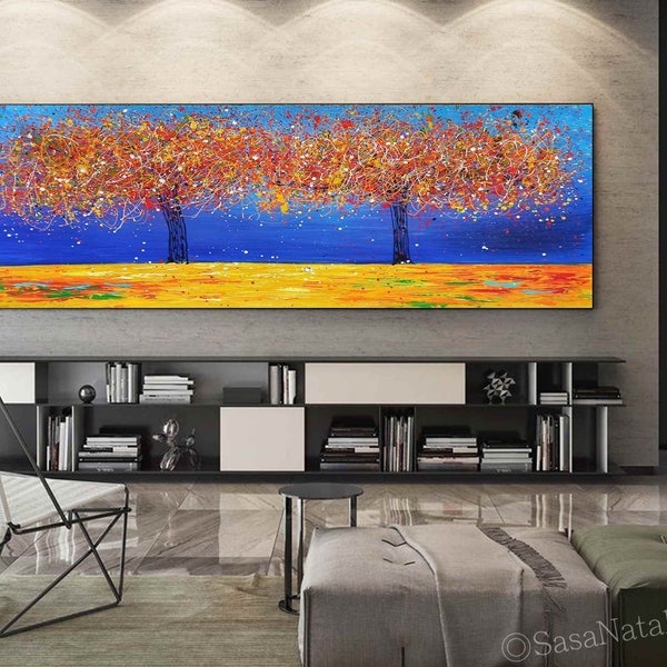 Modern Tree Painting - Etsy