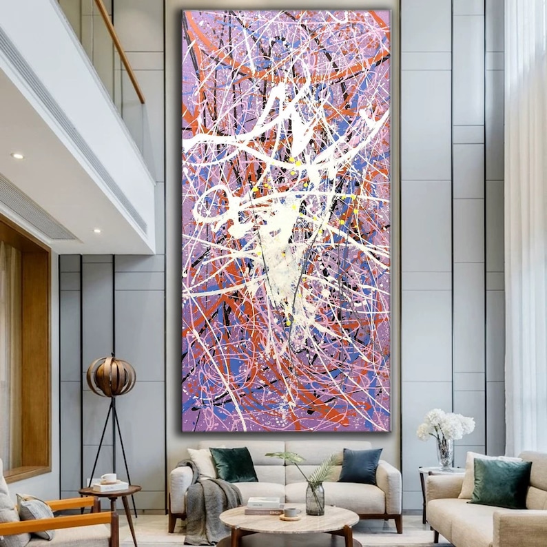 Abstract painting large wall art extra large wall art large | Etsy