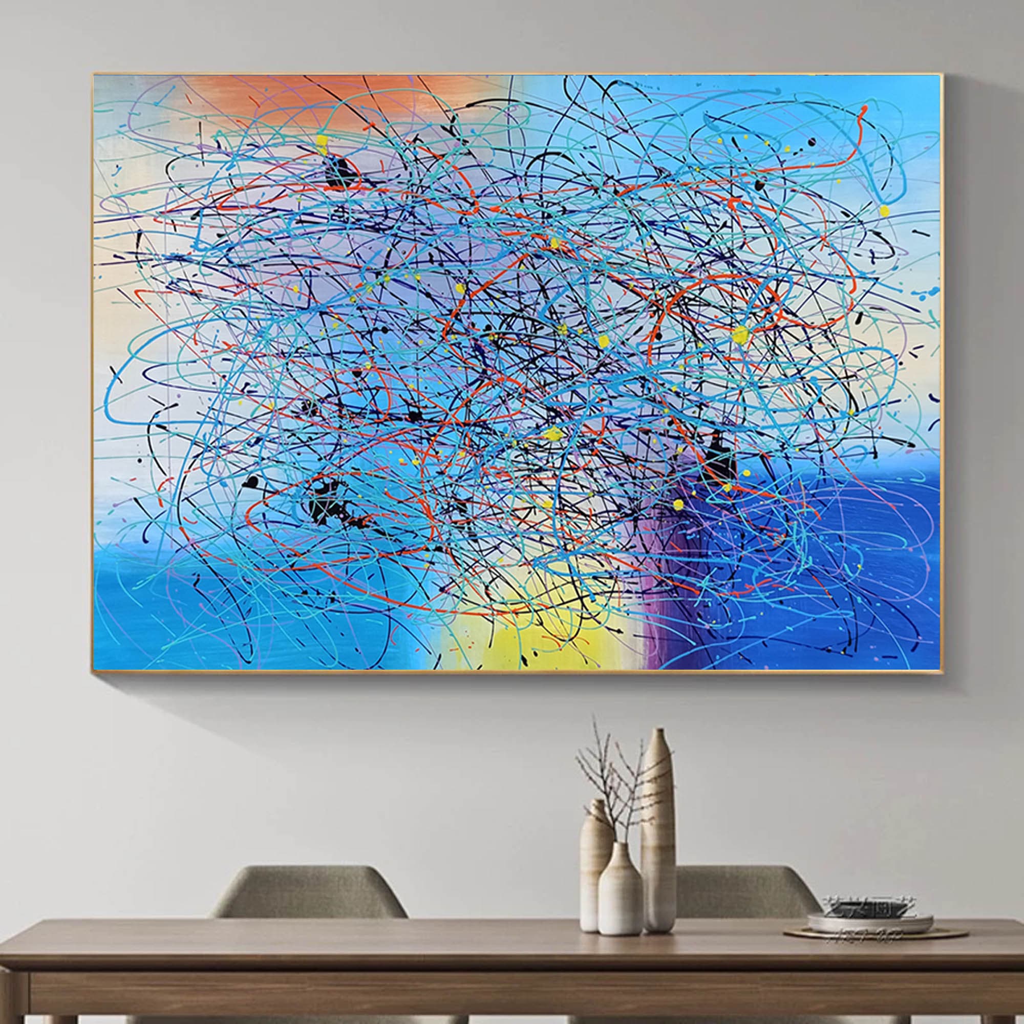 Large Oil Painting, Large Canvas Art, Extra Large Wall Art, Large Wall ...