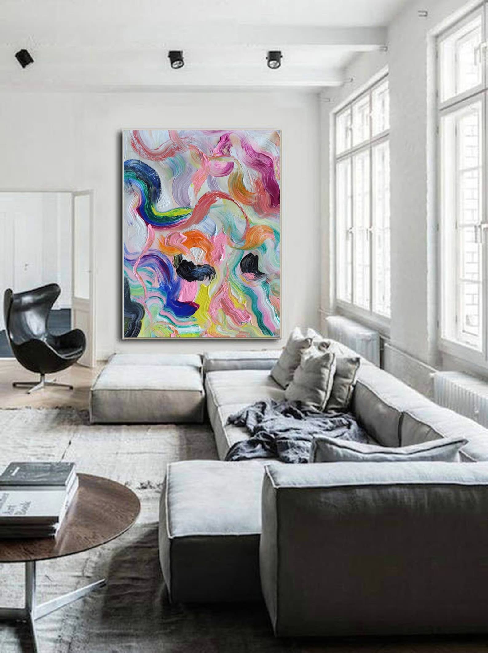 Abstract Canvas Art Original Abstract Painting Large - Etsy