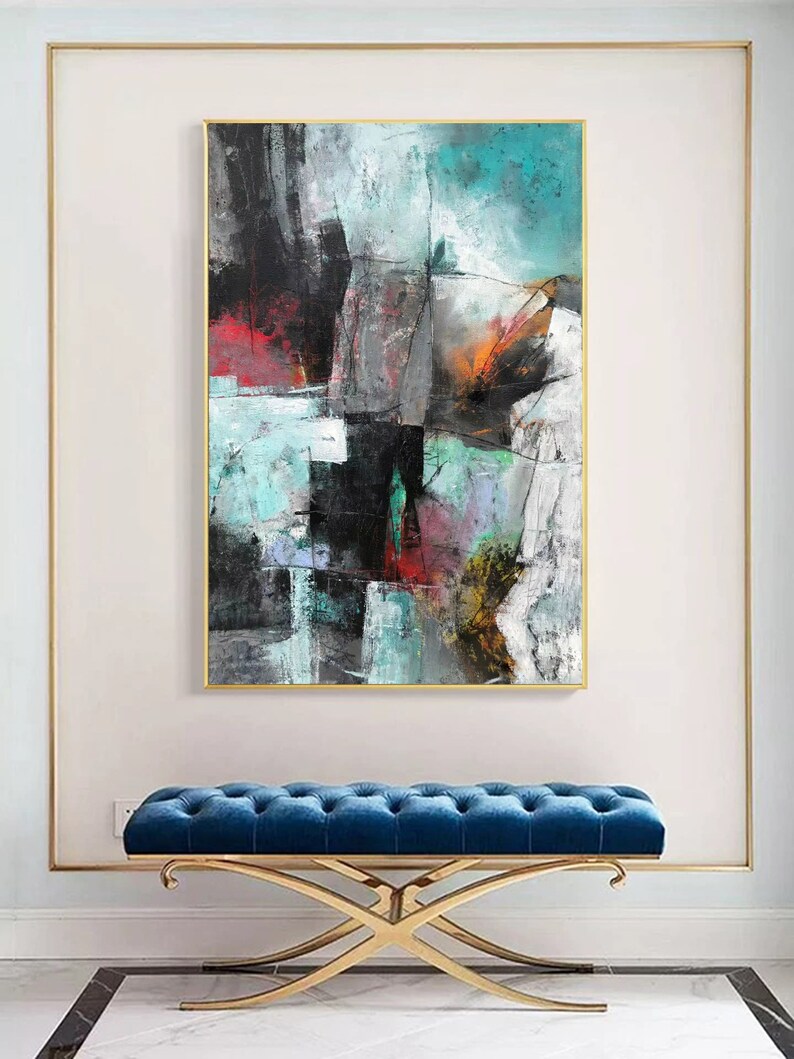 Abstract Painting Abstract Art Living Room Wall Art Bedroom | Etsy