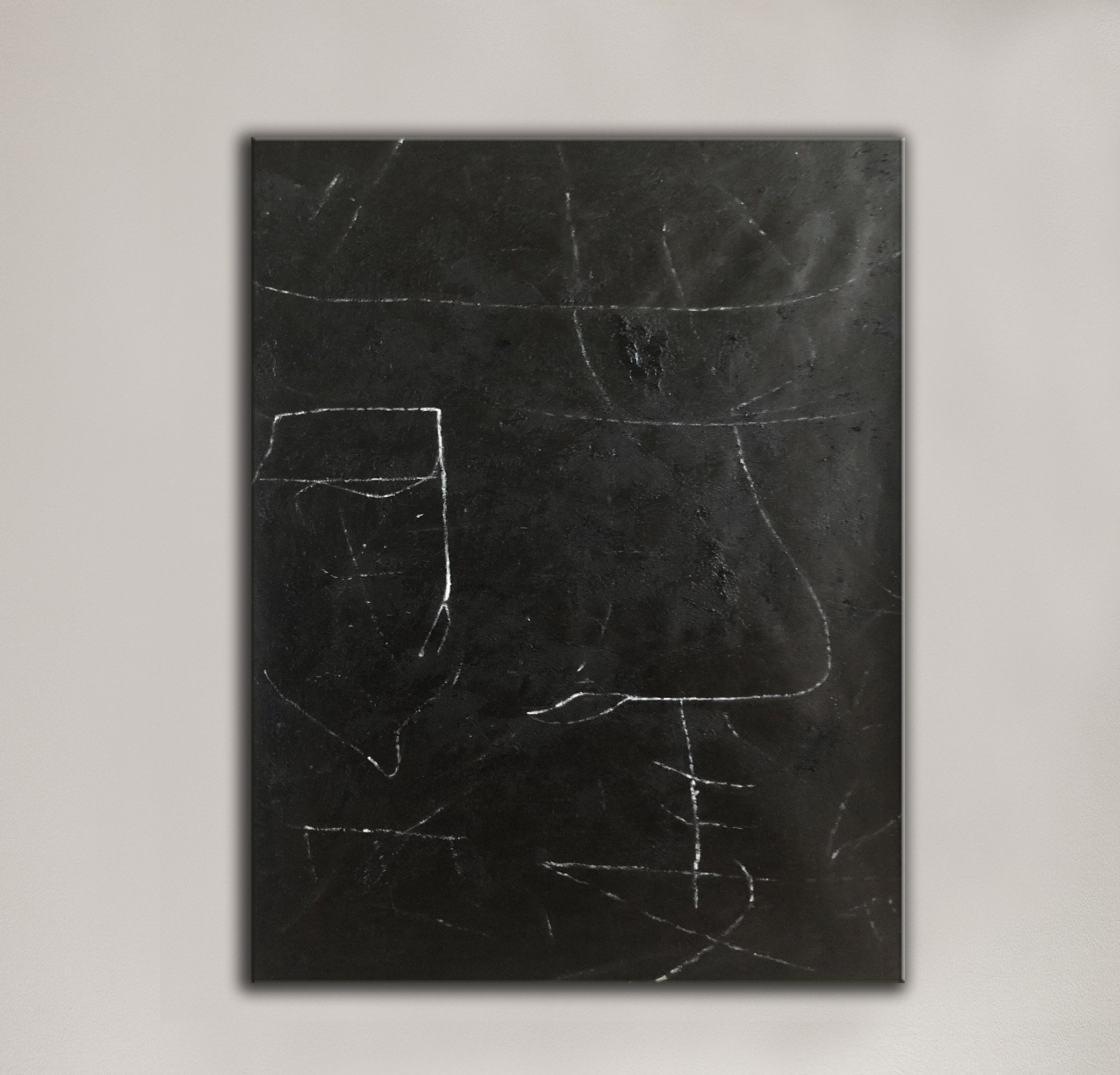 Black Abstract Art Black Texture Painting Black Painting - Etsy Australia