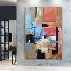 Wall Art Abstract Xl Abstract Painting Large Abstract Art Large ...