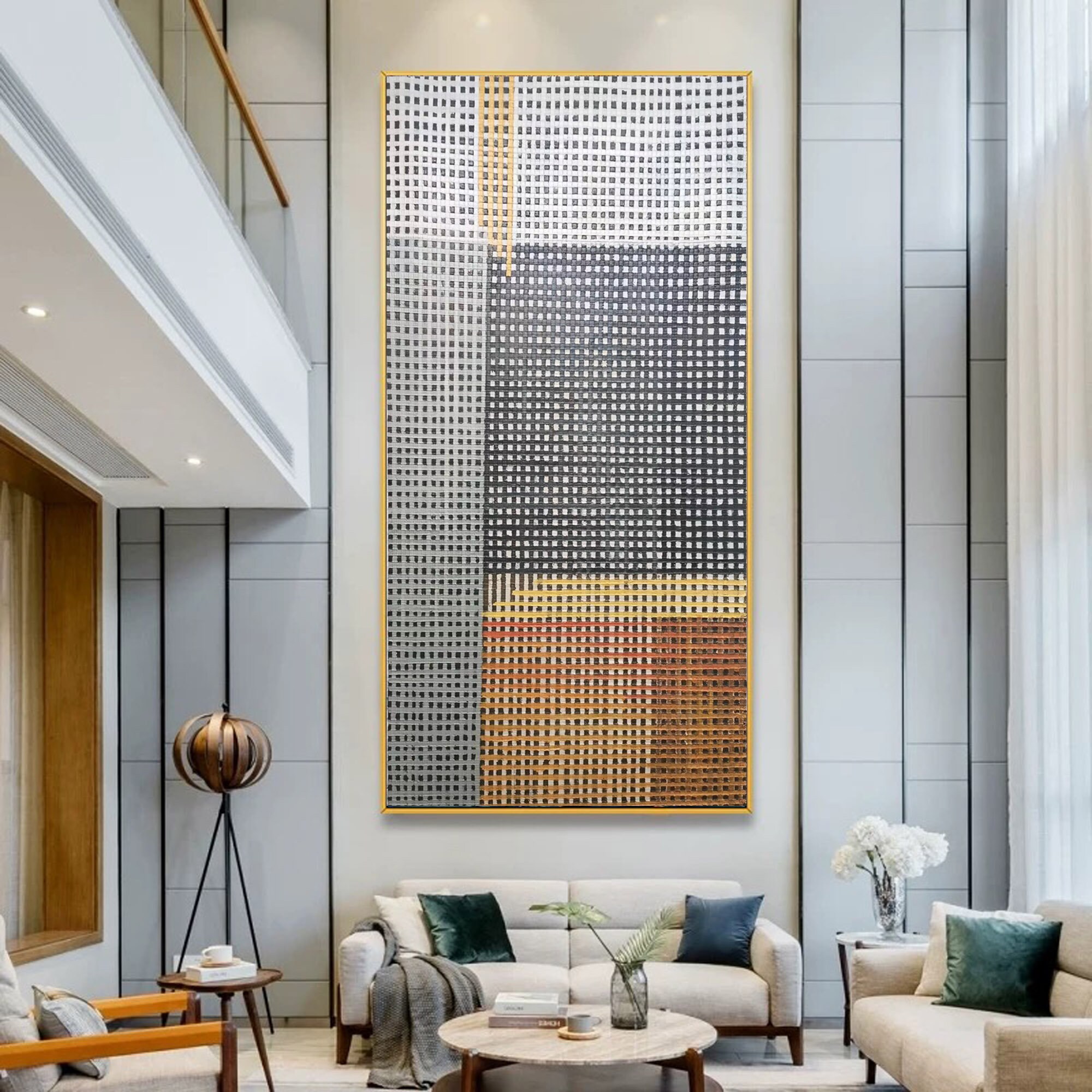 Textured Abstract Art Geometry Painting Textured Minimalist | Etsy