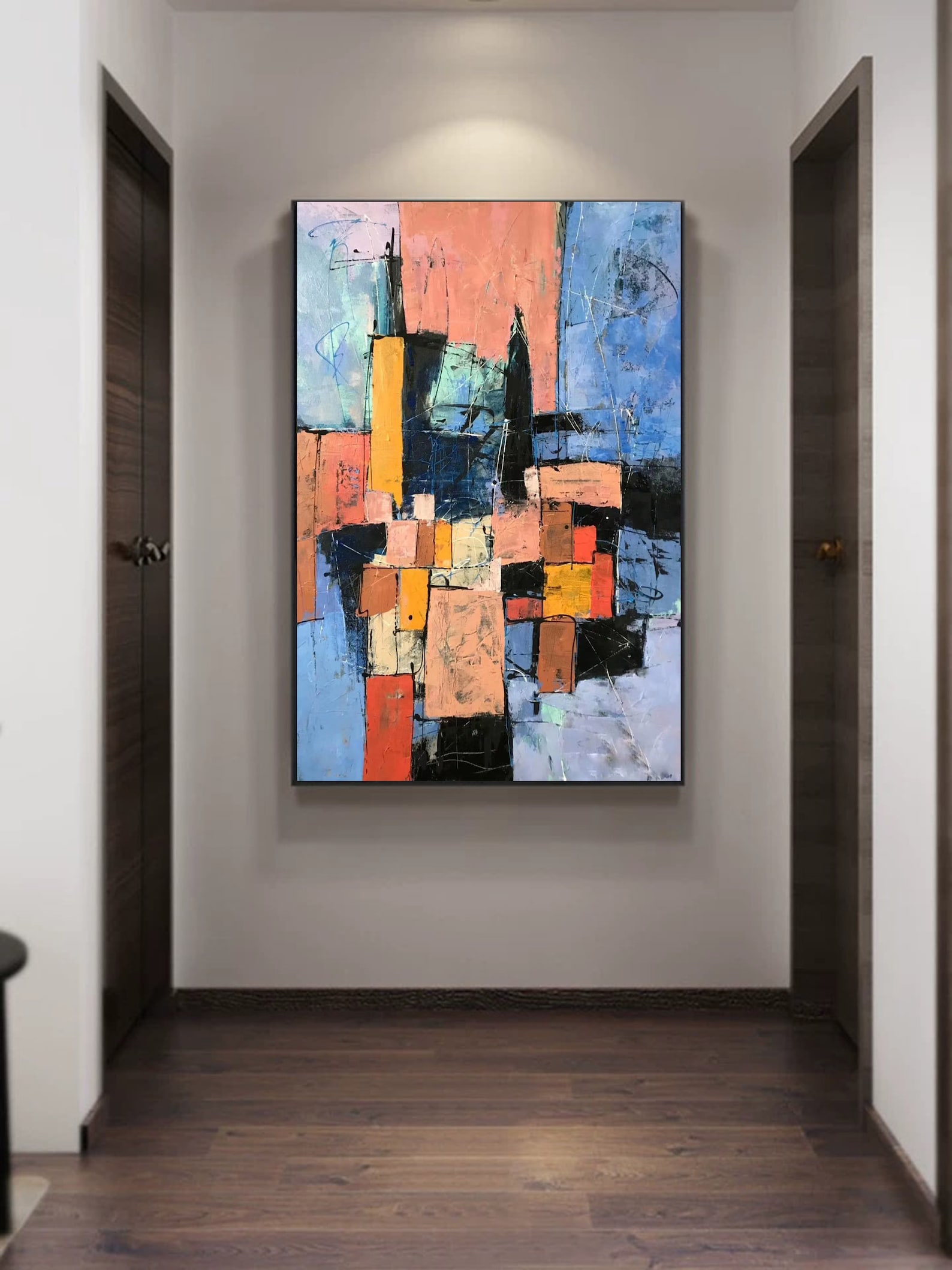 Canvas wall art abstract art living room wall art bedroom | Etsy