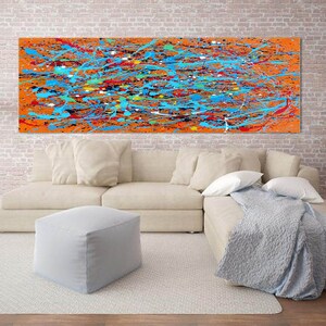 Abstract Painting Canvas Large Abstract Canvas Art Large Original ...