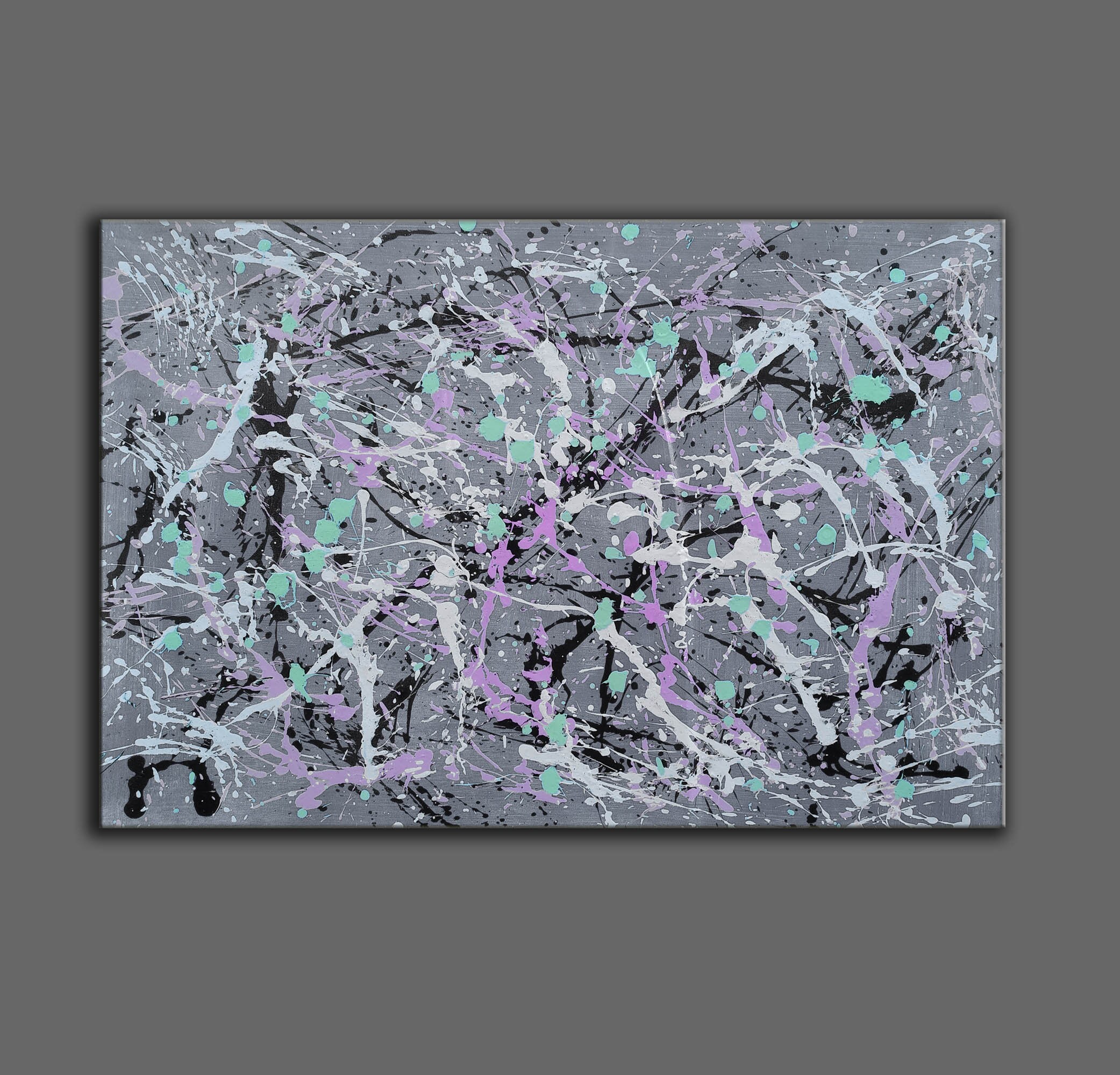 Jackson Pollock Drip Paintinglarge Abstract Artbig Canvas | Etsy