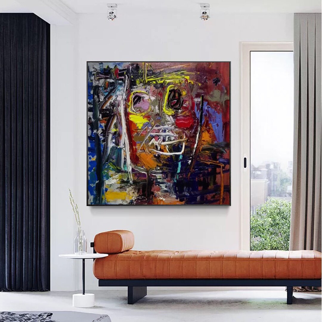Large Abstract Painting Extra Large Abstract Art Graffiti - Etsy