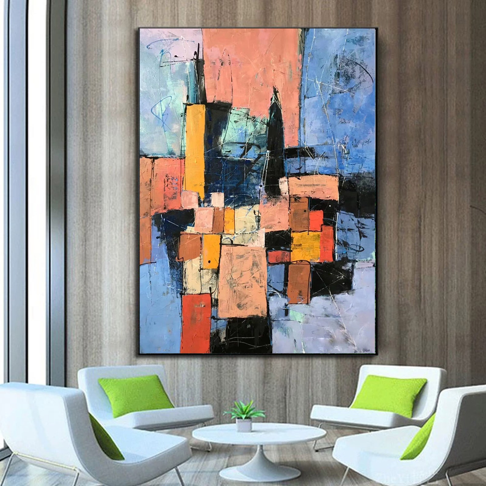Canvas wall art abstract art living room wall art bedroom | Etsy