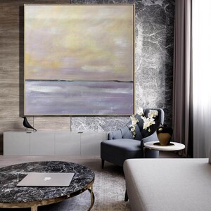 Abstract Painting Modern Painting Peach Painting Scenery - Etsy