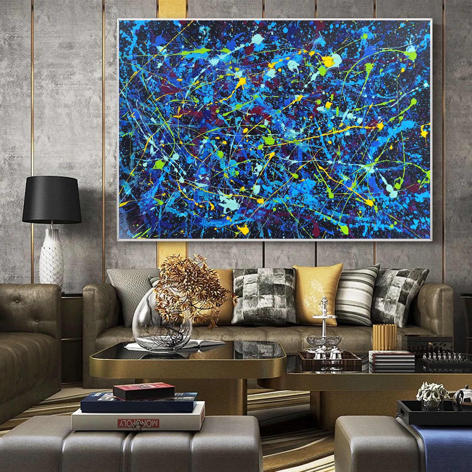 Large Modern Wall Art Painting Modern Wall Artabstract Wall - Etsy