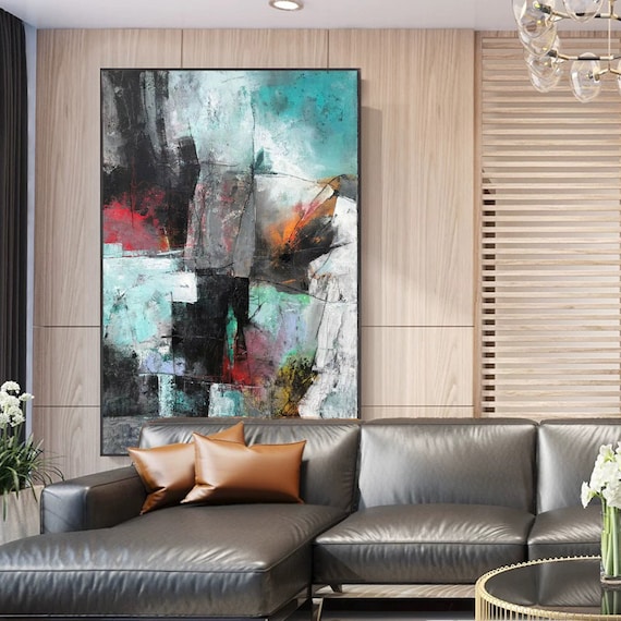 Abstract Painting Abstract Art Living Room Wall Art Bedroom | Etsy