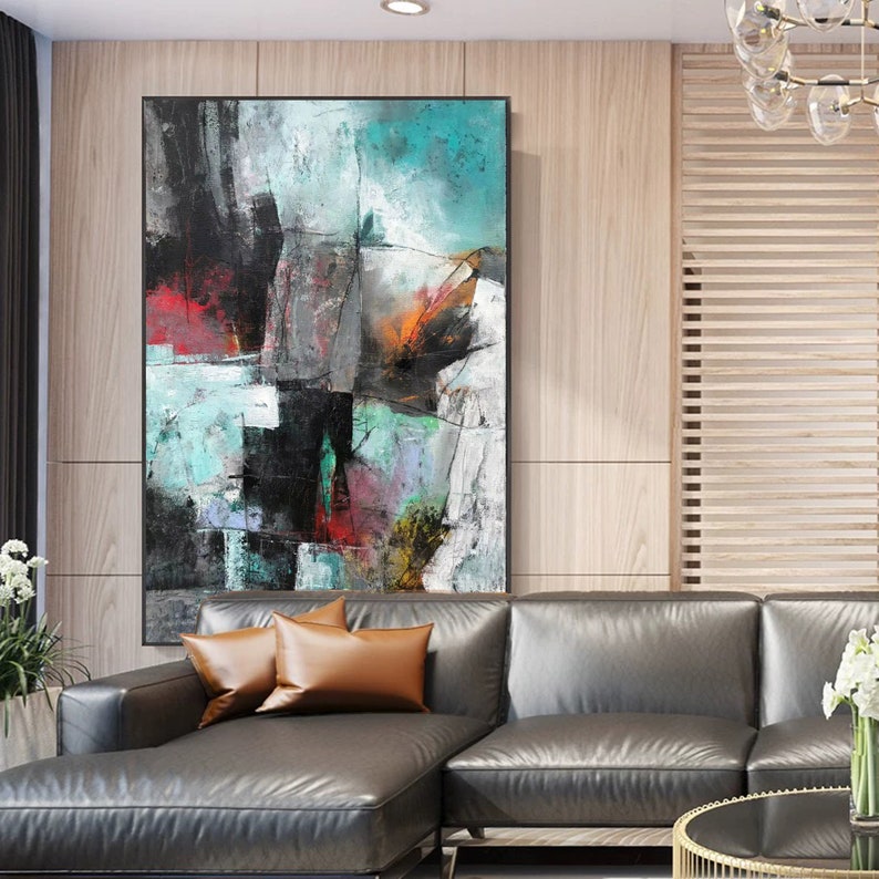 Abstract Painting Abstract Art Living Room Wall Art Bedroom | Etsy