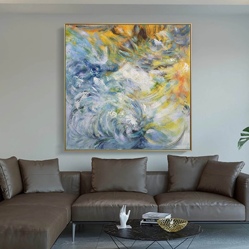 Large Oil Painting Modern Wall Art Original Abstract Painting - Etsy
