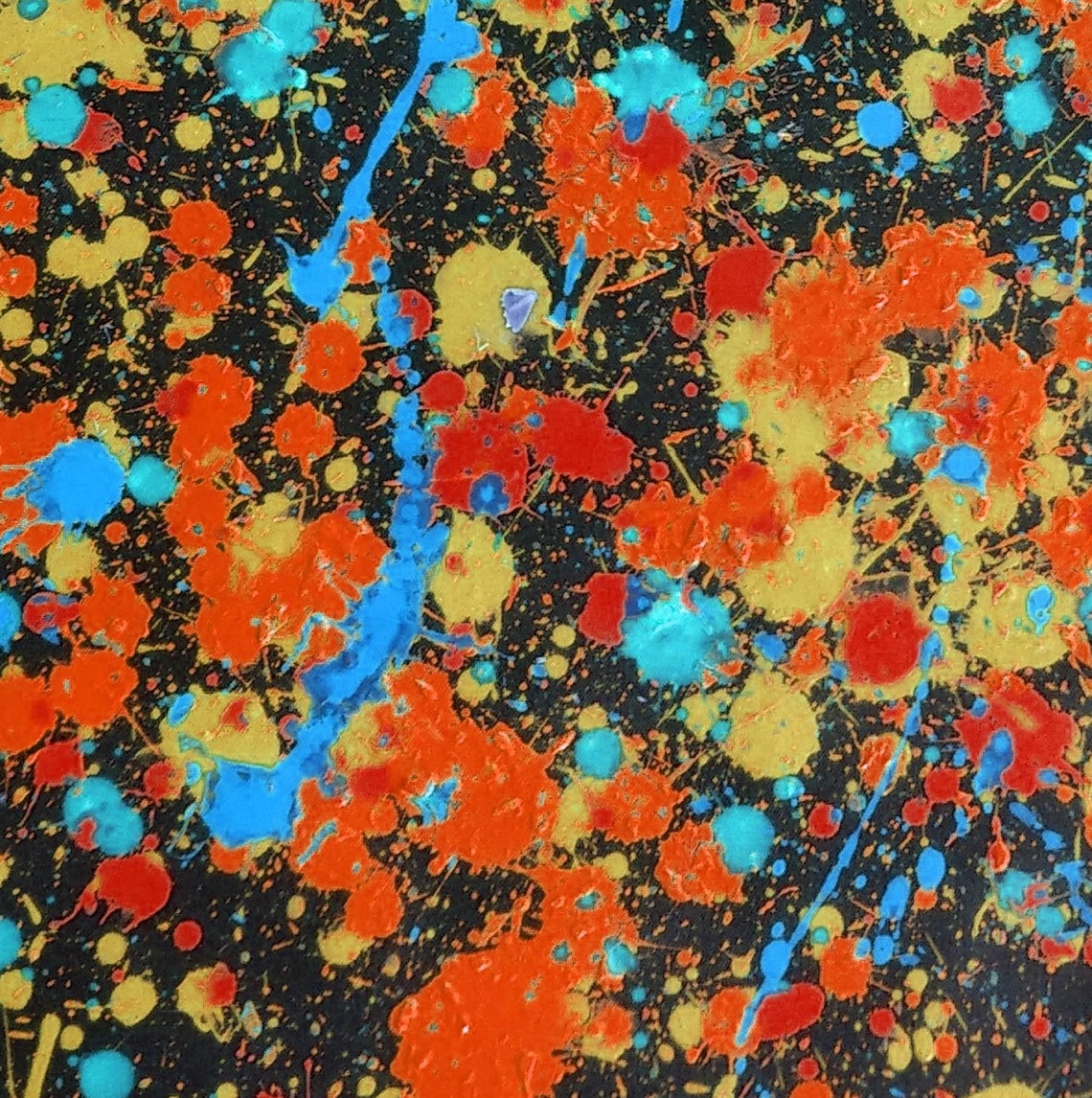 Jackson Pollock Drip Style Paintinglarge Wall | Etsy