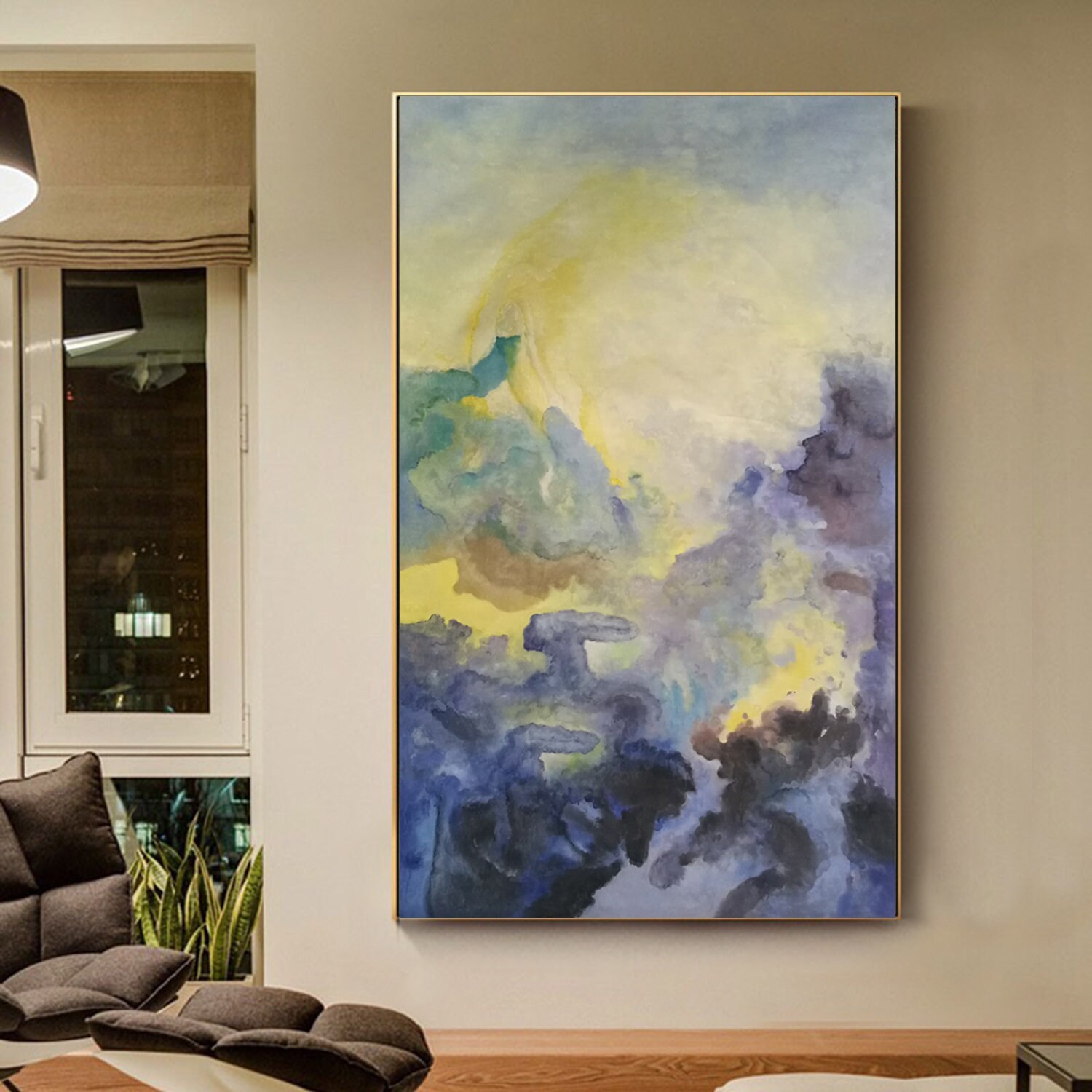 Large Abstract Painting Modern Abstract Painting Painting - Etsy