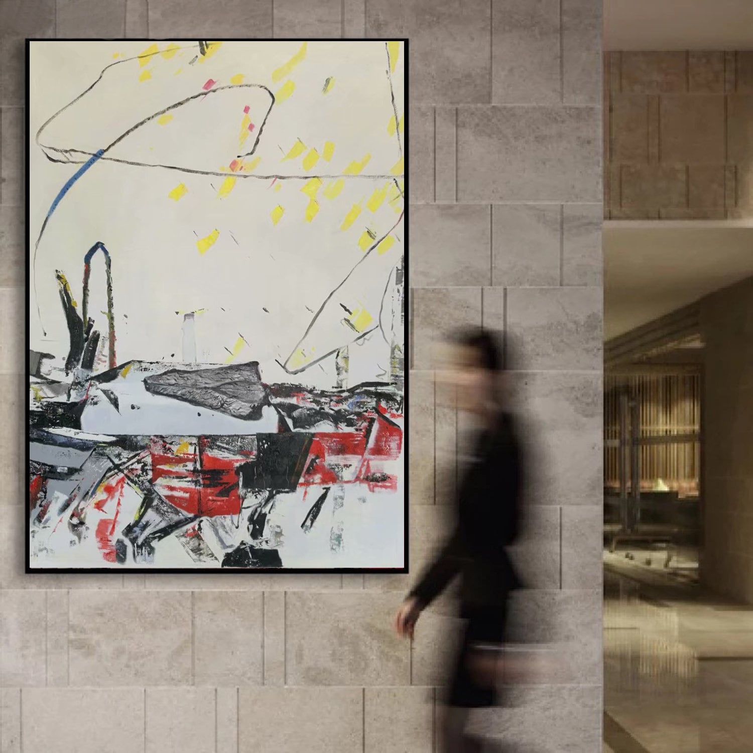 Large Wall Art Abstractpainting Art Canvas Abstract | Etsy