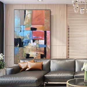 Wall Art Abstract Xl Abstract Painting Large Abstract Art Large ...