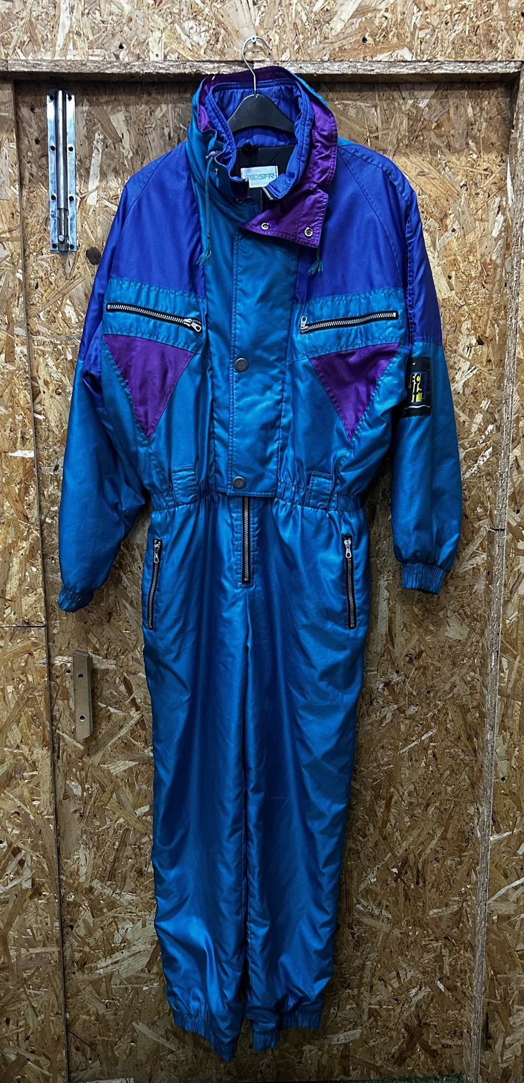 Vintage Red Star Ski Suit - Etsy